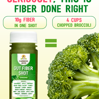 Gut Fiber Shot Box | Farmers Juice